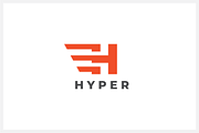 Hyper - Letter H Logo Template, a Branding & Logo Template by yopie