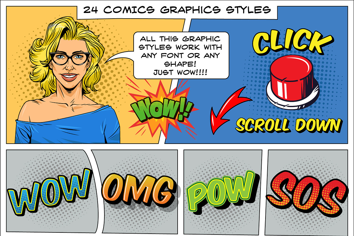 Comics Creator, a Poster Template by DGIM studio