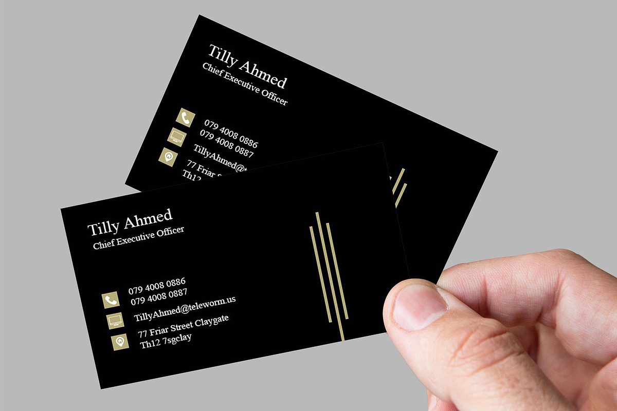 Creative Double-Sided Business Card