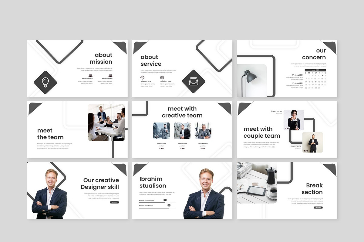 Case - Powerpoint Template, a Presentation Template by inspirasign