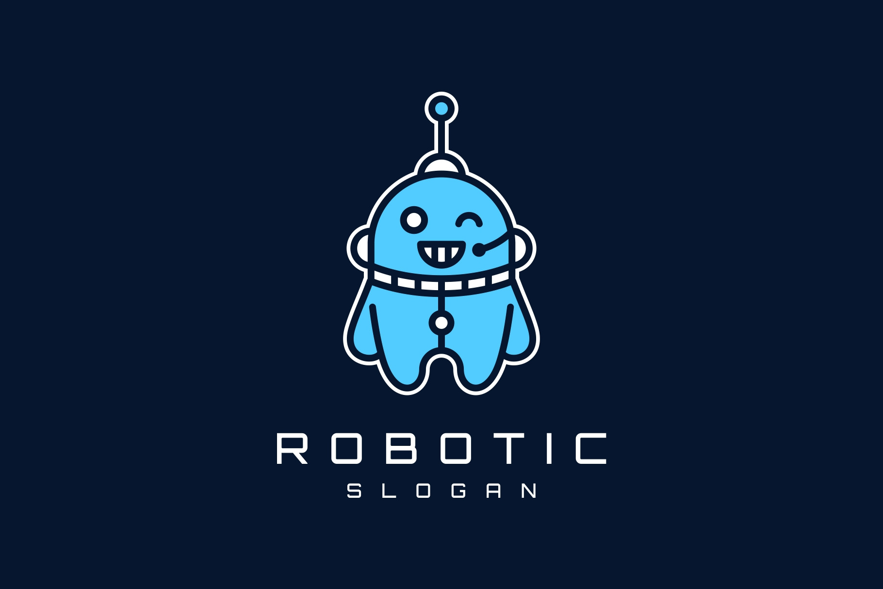 Mascot Cute Robot Robotic Logo, a Branding & Logo Template by sore.studios