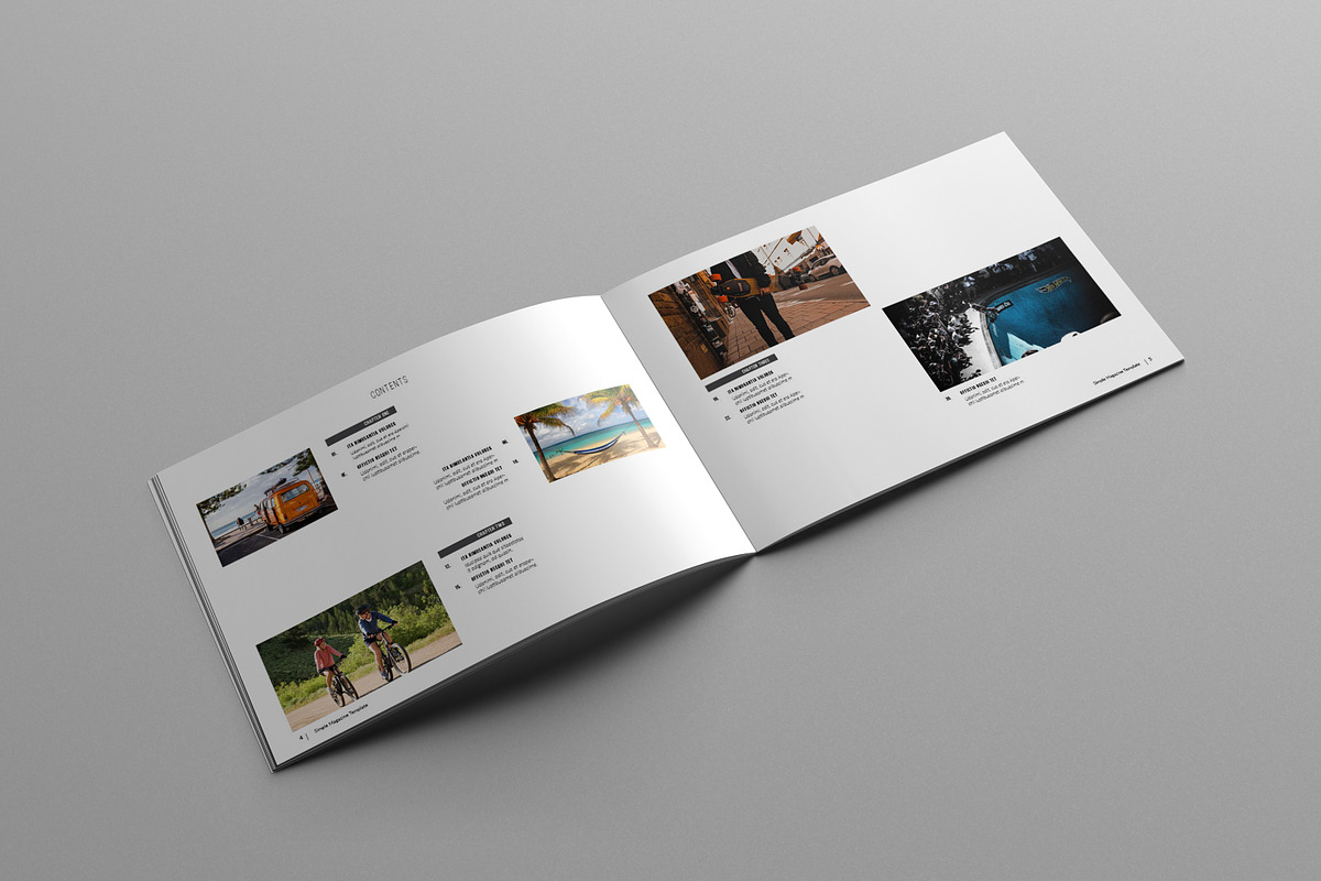 Landscape Magazine Template III, a Magazine Template by Uloel Design