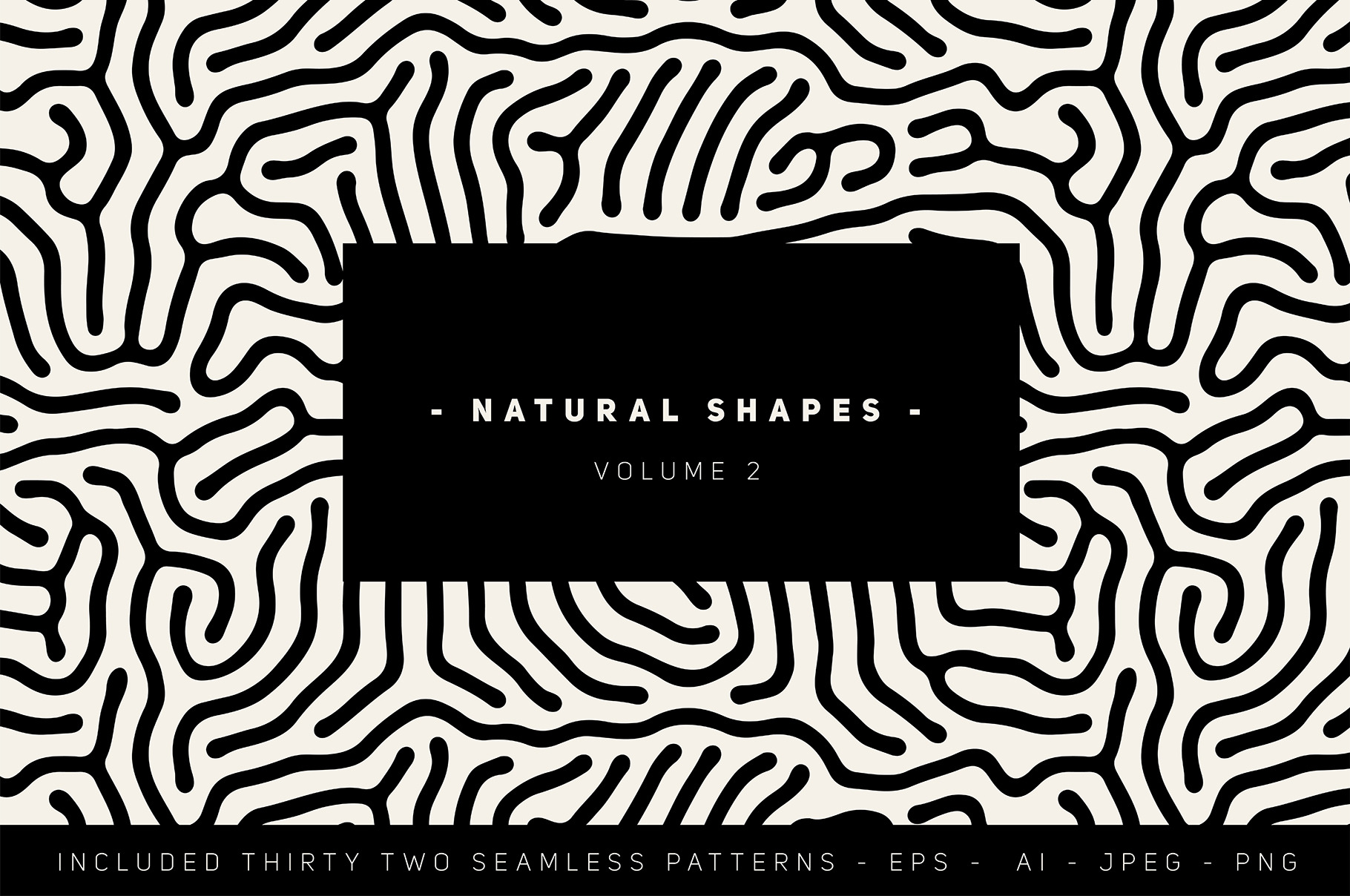 Natural Shapes || Seamless Patterns, a Pattern Graphic by Curly_Pat