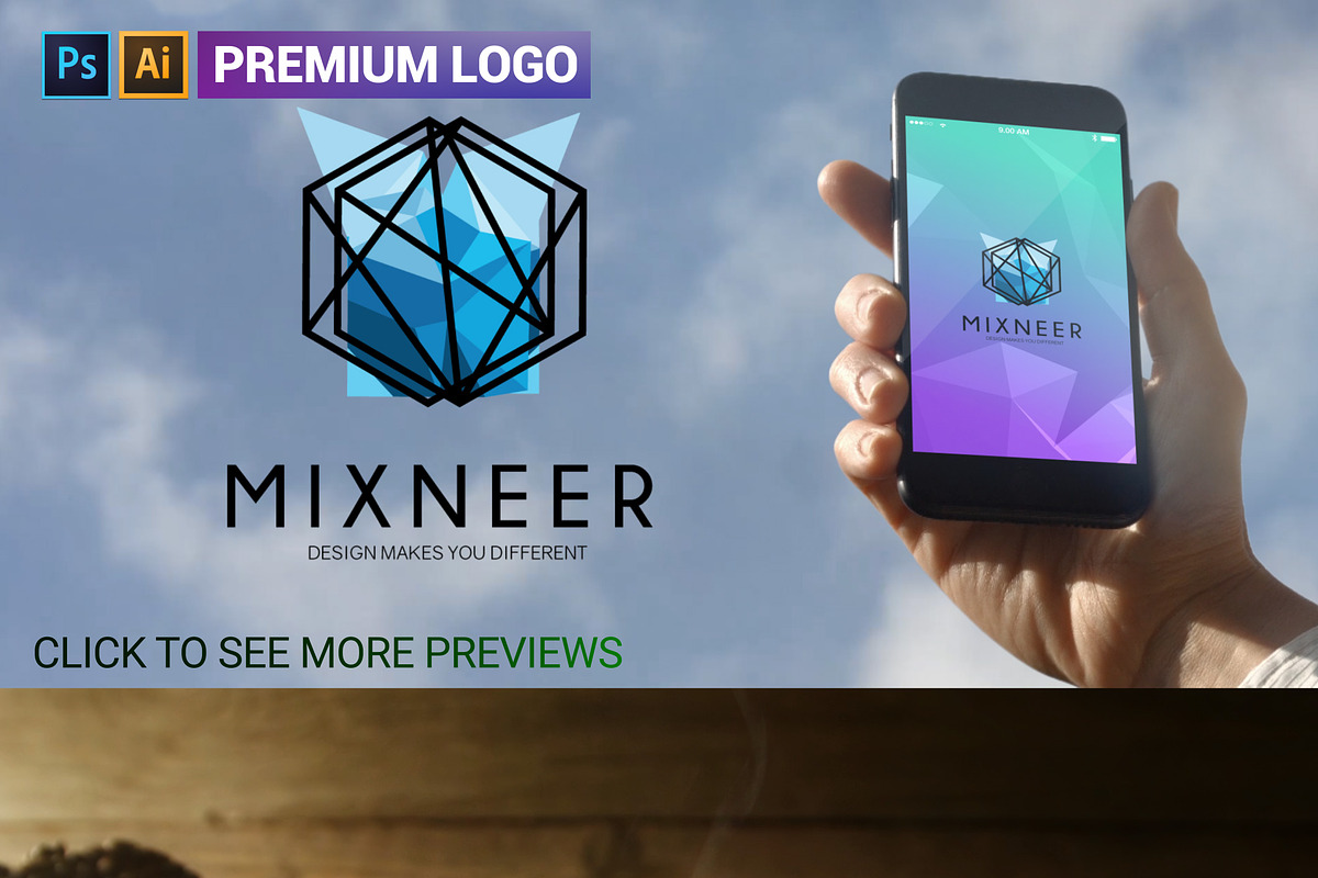 Futuristic Geometric Shapes Logo, a Branding & Logo Template by ...