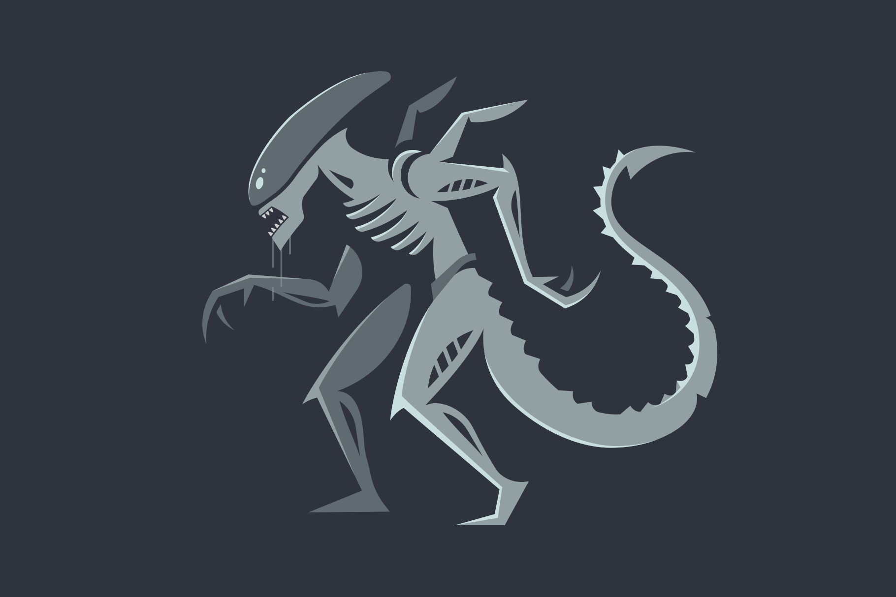 Alien Xenomorph, an Illustration by Aleksandrov shop
