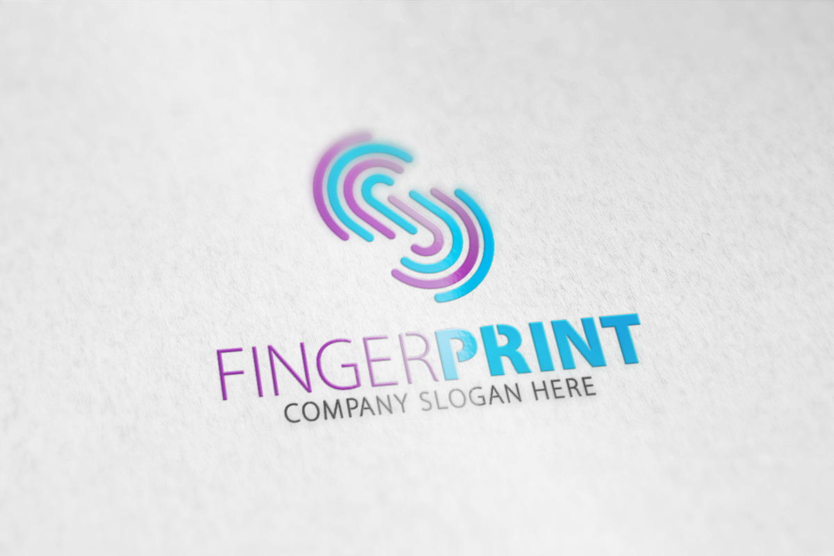 Finger Print Logo, a Branding & Logo Template by Creative Dezing