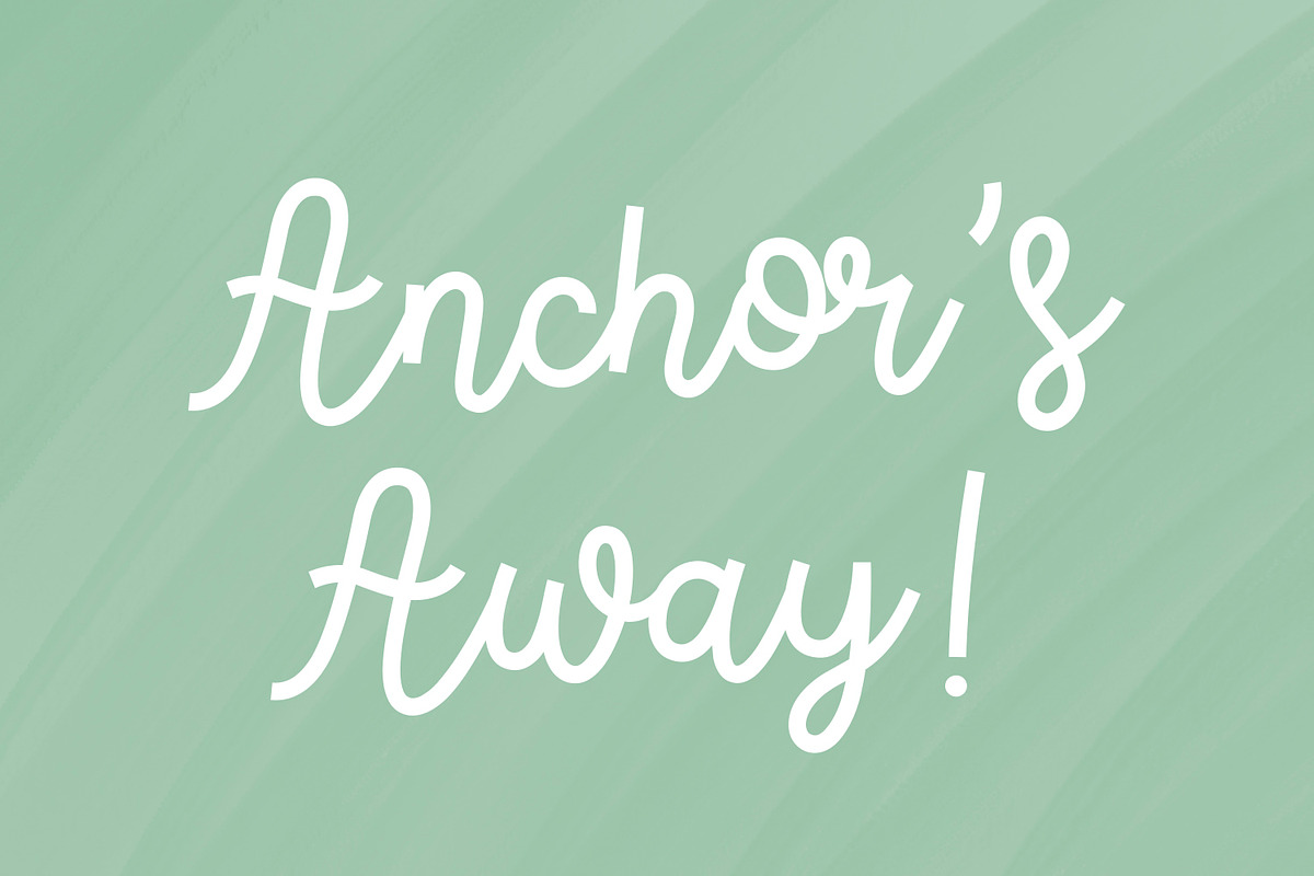 Ahoy Handwritten Script Font, a Script Font by The Creative Bix