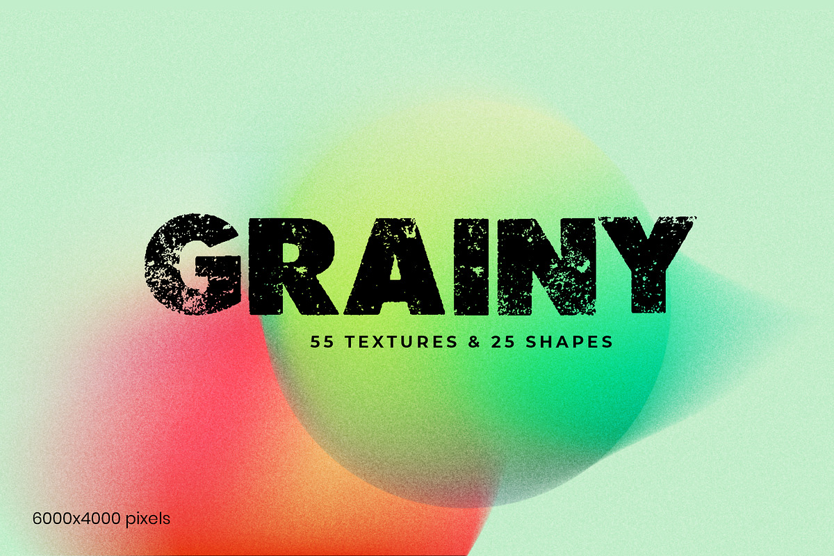 GRAINY Gradient Collection & Shapes, a Texture Graphic by VitalexStudio