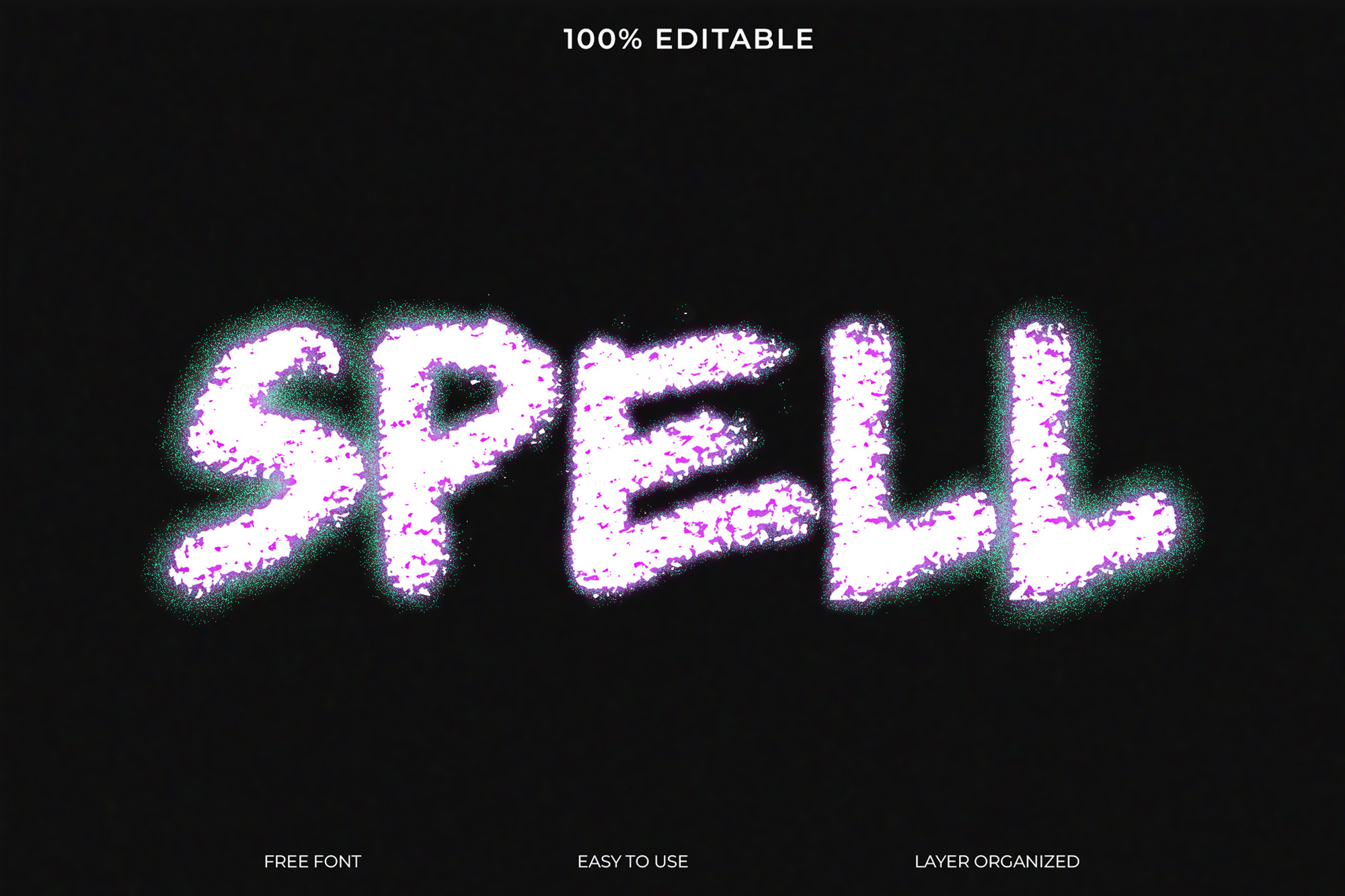 Spell Blurry Text Effect Style PSD, a Layer Style Add-On by Imamul001