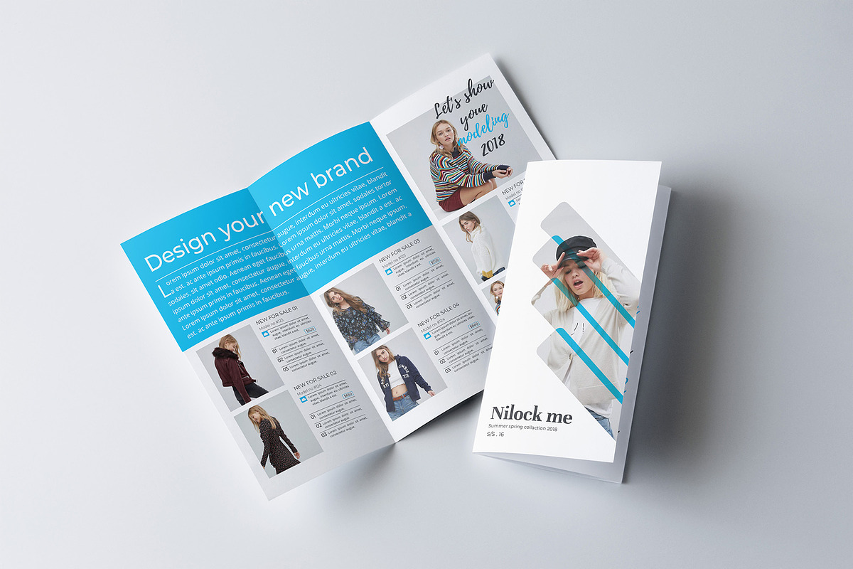 Product Catalog Tri-Fold Brochure, a Brochure Template by obayes
