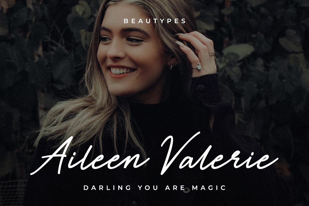 Belvina - a signature script, a Handwritten Font by Beautypes