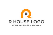 R House Logo Design, a Branding & Logo Template by FransiskaDesign