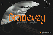 Branevey Blackletter Typeface Font