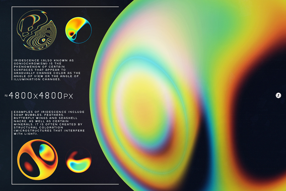 Rainbow Spheres, an Object Graphic by Freezerondigital