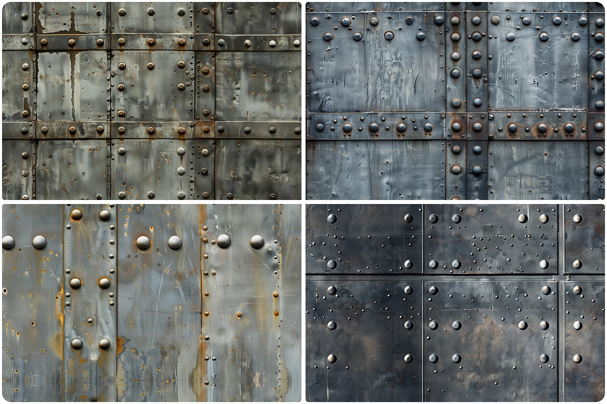 30 Iron Rivets Wall Textures, a Texture Graphic by Textures & Backgrounds
