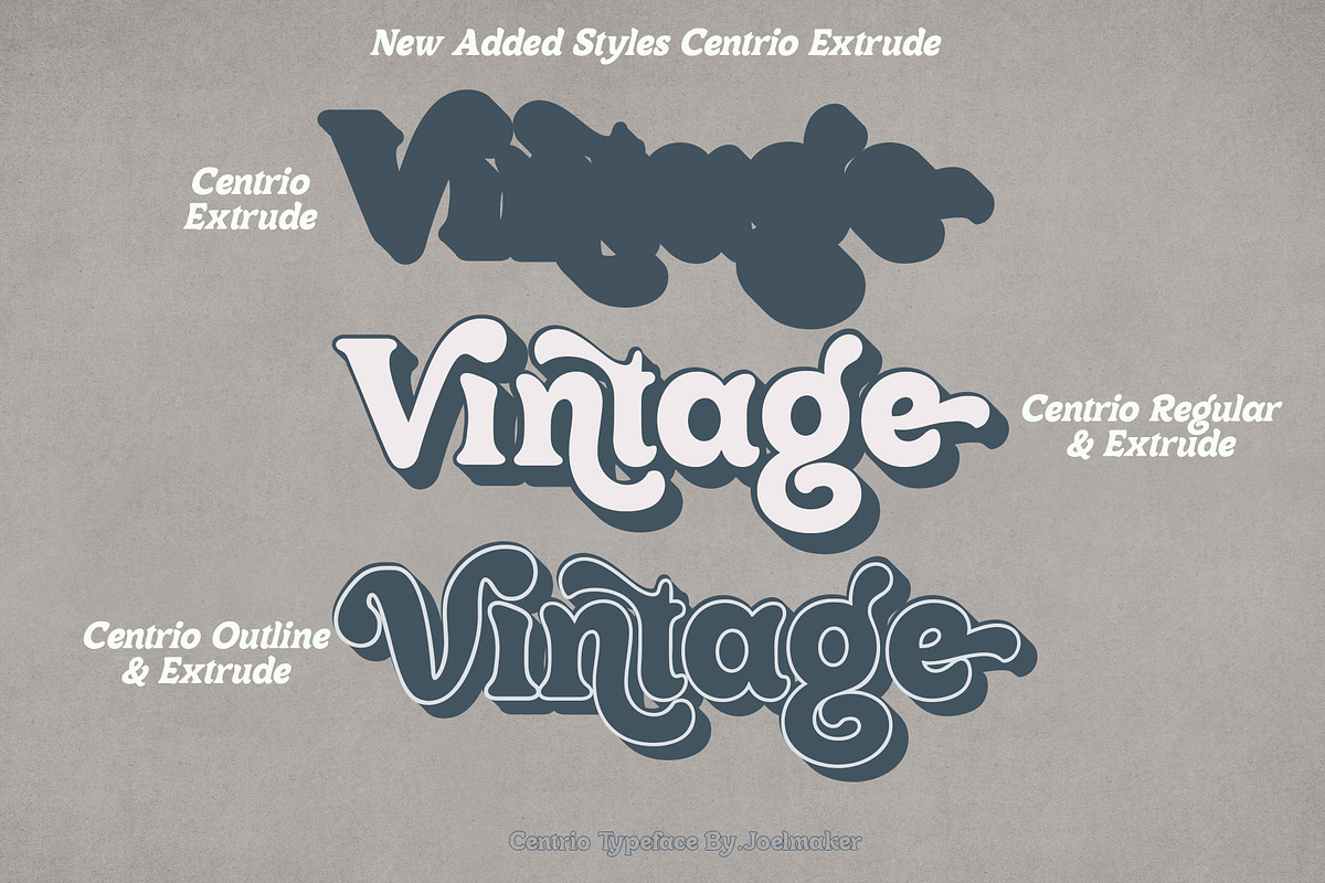 Centrio Typeface