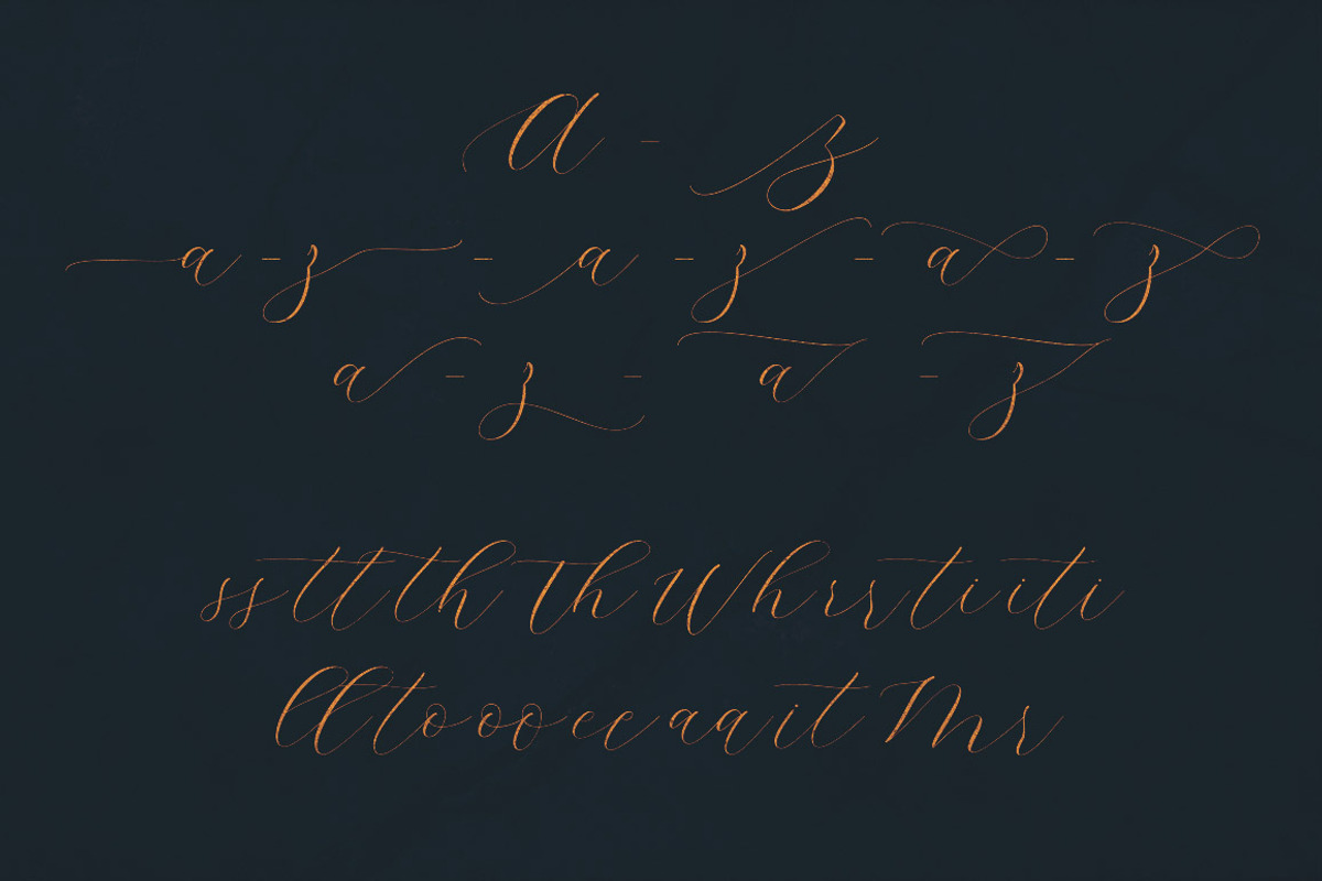 Emeline Script Font, a Script Font by Deeezy