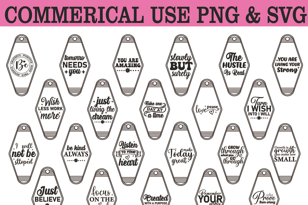 Keychain Svg Bundle, Round Keychain