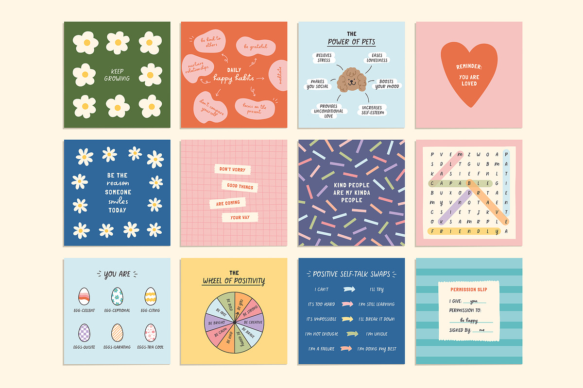 Positive Instagram Posts - Mental Health