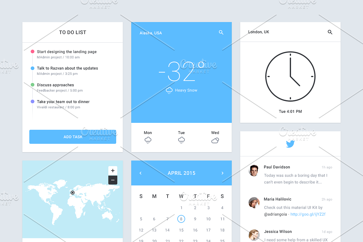 Epic UI Kit + Bootstrap Theme, an UI Kit Template by EpicShop