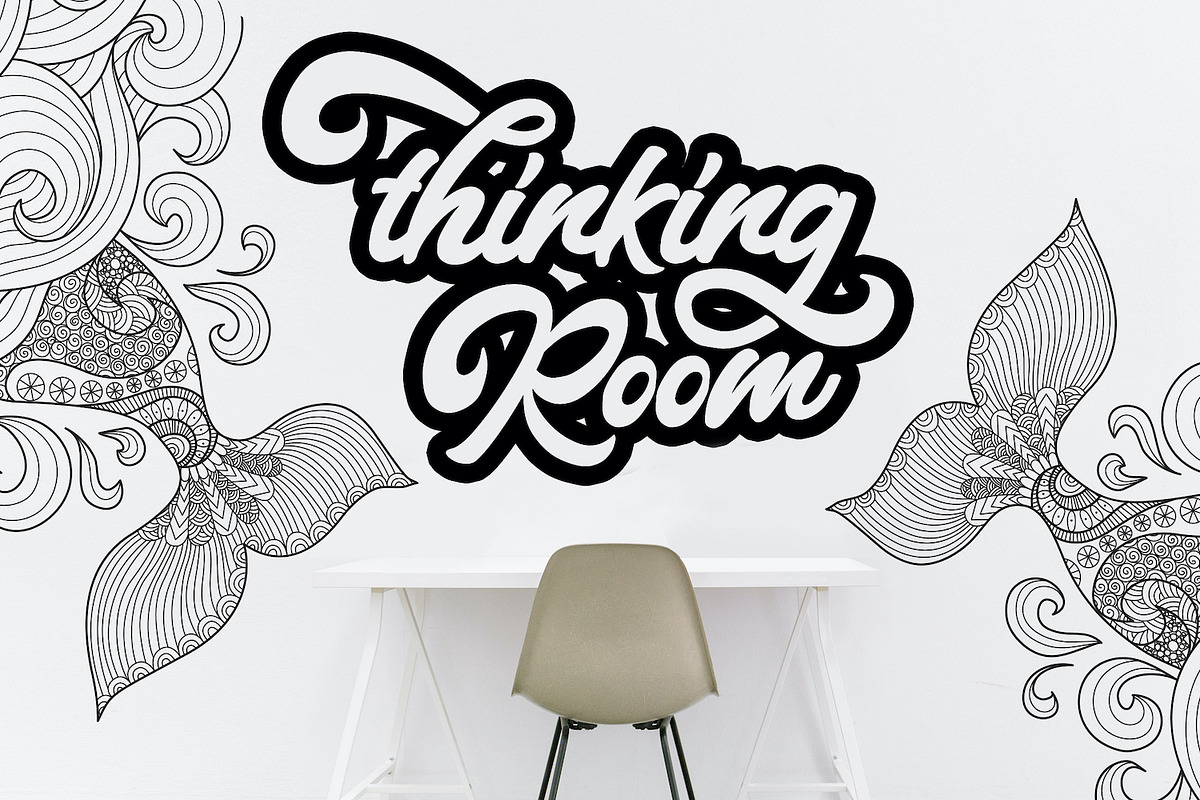 Montages - Retro Bold Script Font, a Script Font by StringLabs | Creative Market