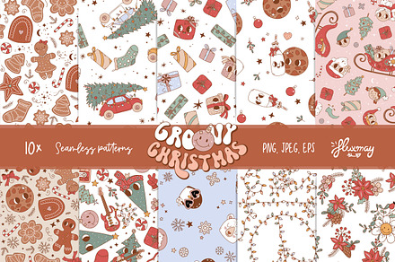 Christmas Digital Paper AMB-1413 | Graphic Patterns ~ Creative Market