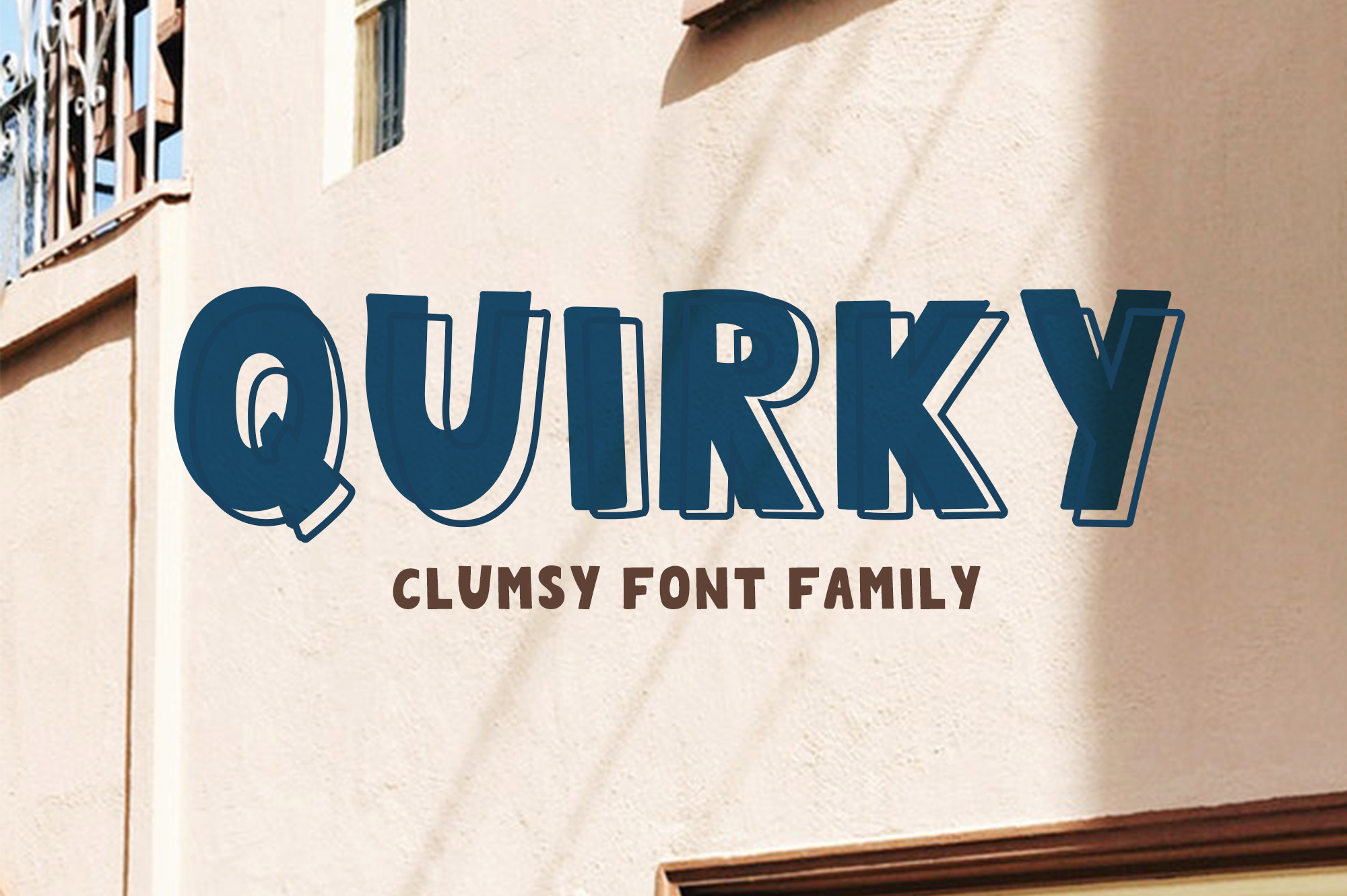 QUIRKY Playful Font Family, a Sans Serif Font by Anna Zakharchenko ...