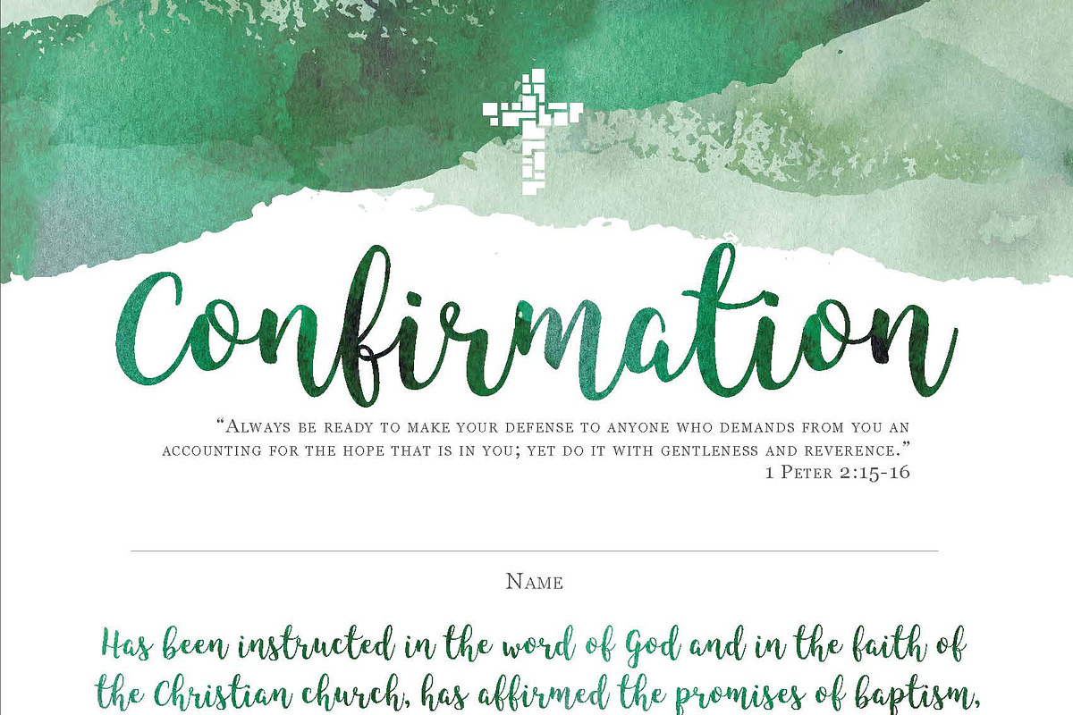 Religious & Church Certificates, a Stationery Template by Whirlybird ...