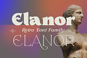 Elanor - Retro Font Classy Elegant, a Serif Font by Dirtyline Studio