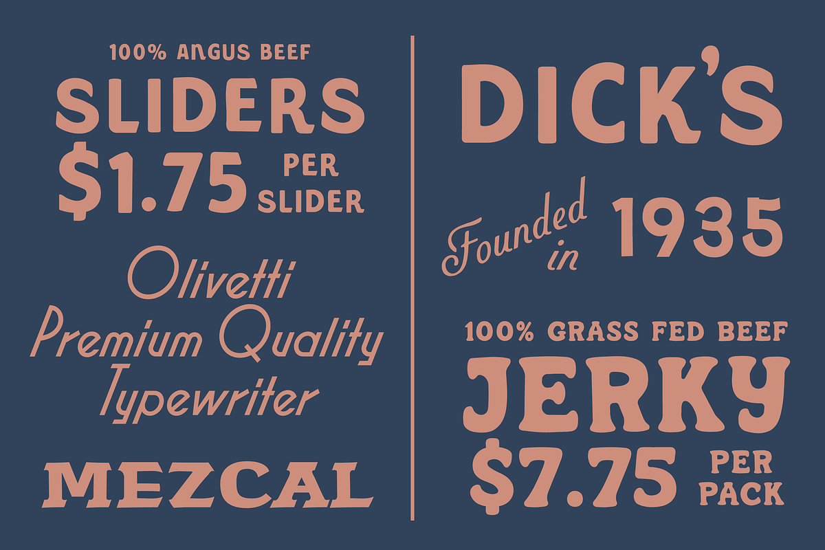 SAMPLE FONT COLLECTION