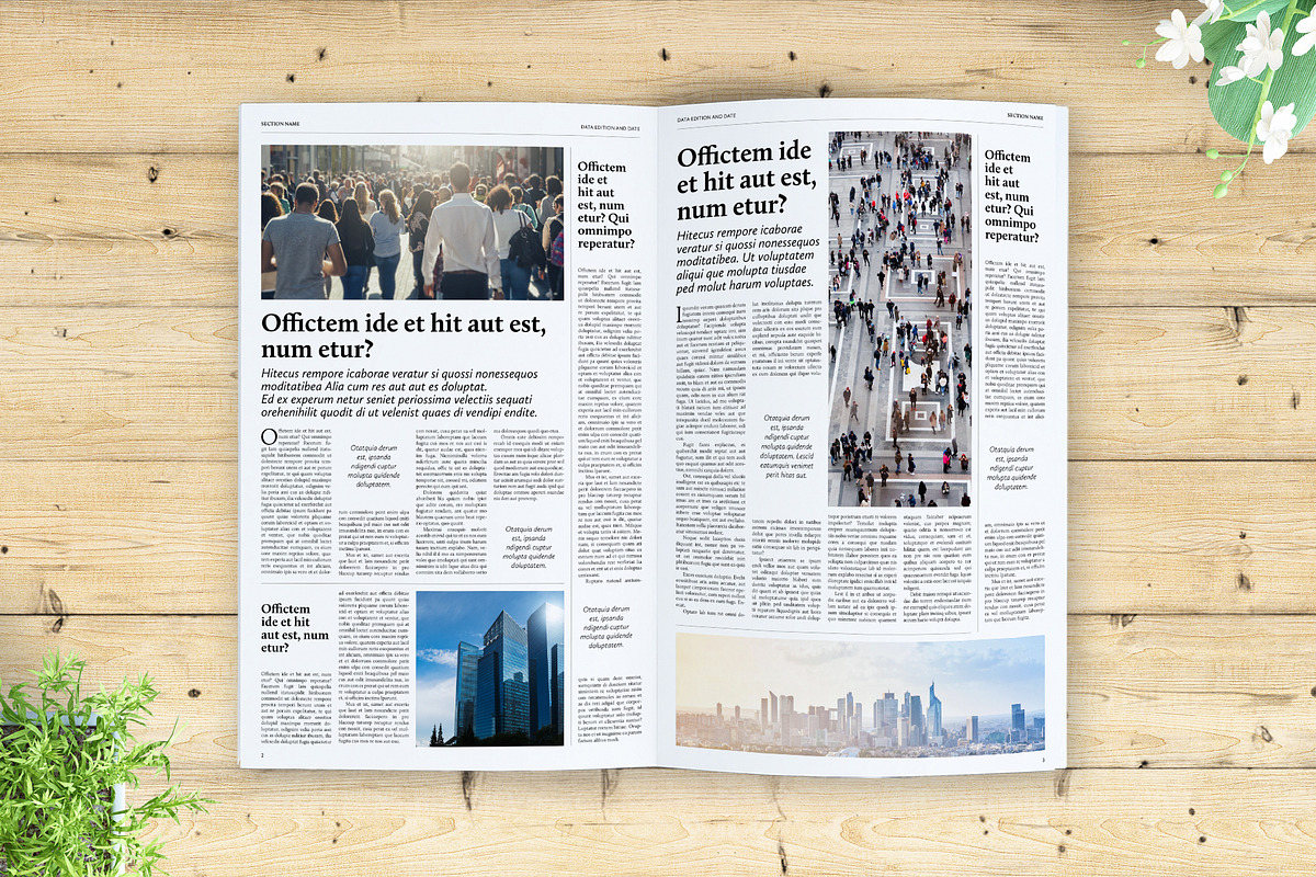 Old and Classic Tabloid Newspaper, a Magazine Template by McLittle Stock