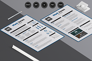 Resume / CV - Mark, a Resume Template by 3Angle