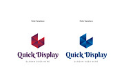 Quick Display Logo, a Branding & Logo Template by Olattayil Venture