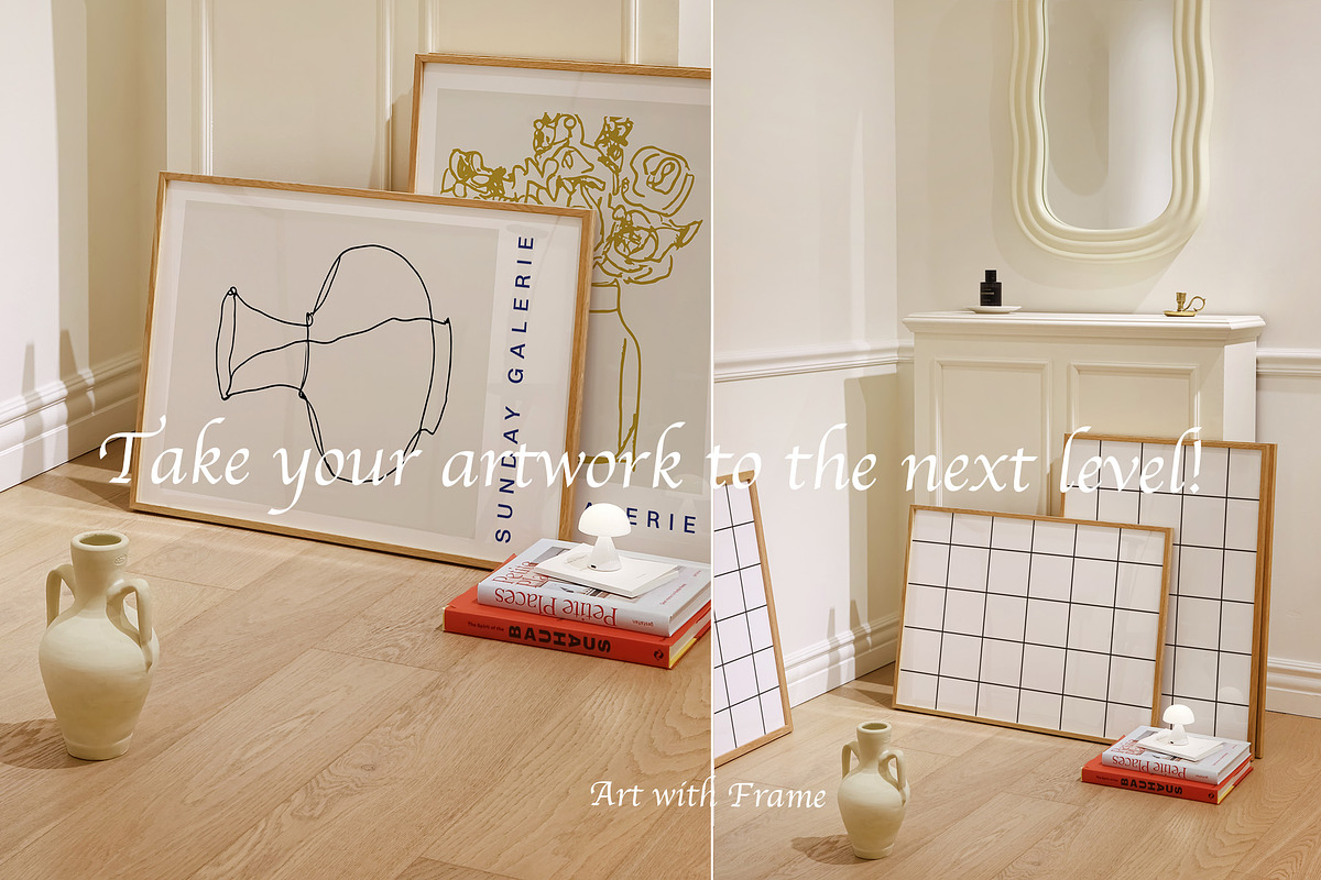 Aesthetic Real-Life Mockup Scene, a Product Mockup by ArtwithFrame