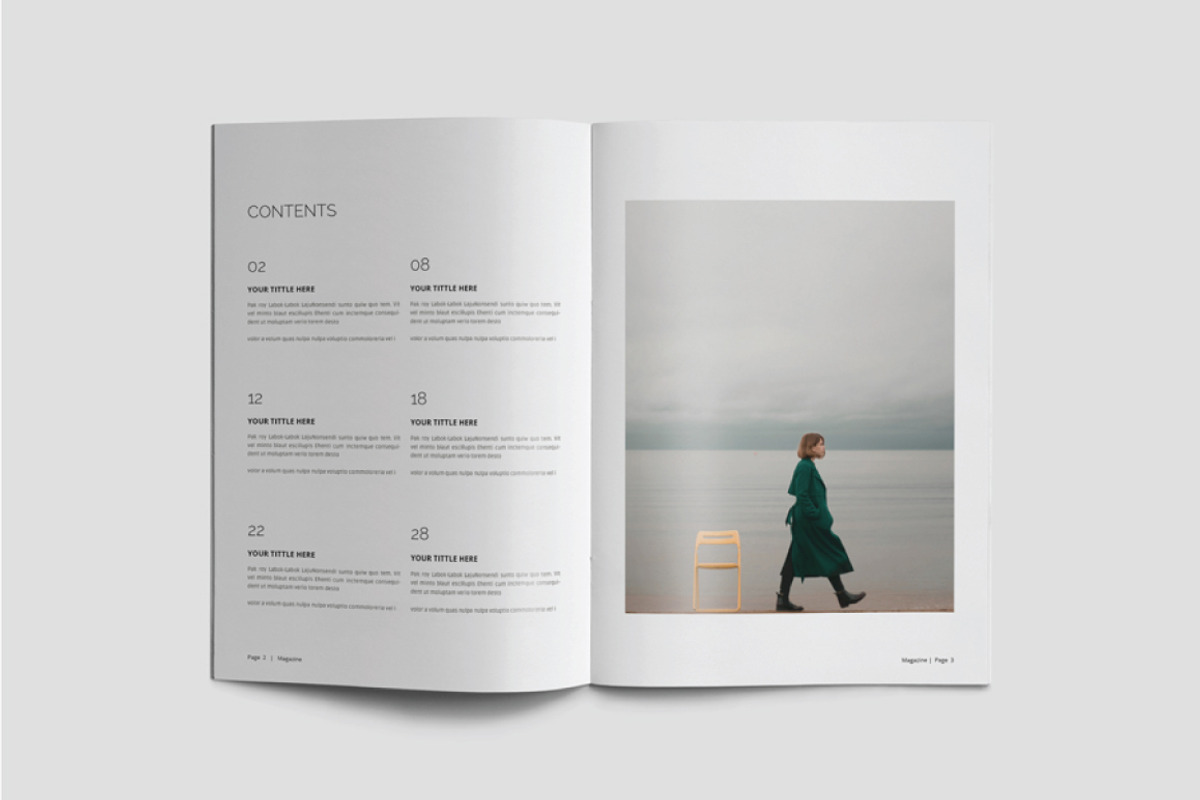 A5 Magazine Template, a Magazine Template by Alhaytar