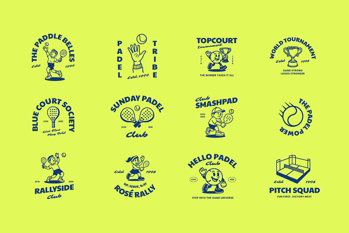 Padel Graphics Collection