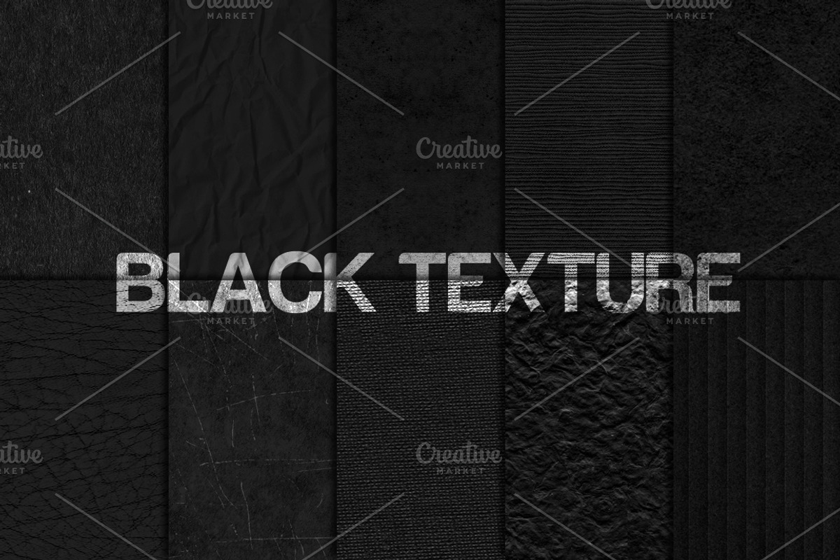 20 Black Textures, a Texture Graphic by Orange Fox
