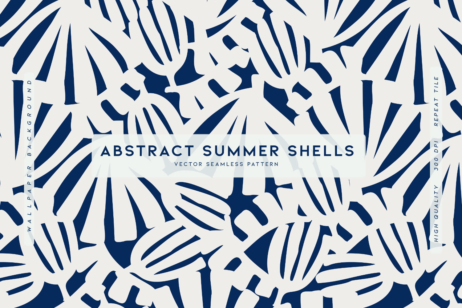 Abstract Summer Shells, a Pattern Graphic by MalyskaStudio