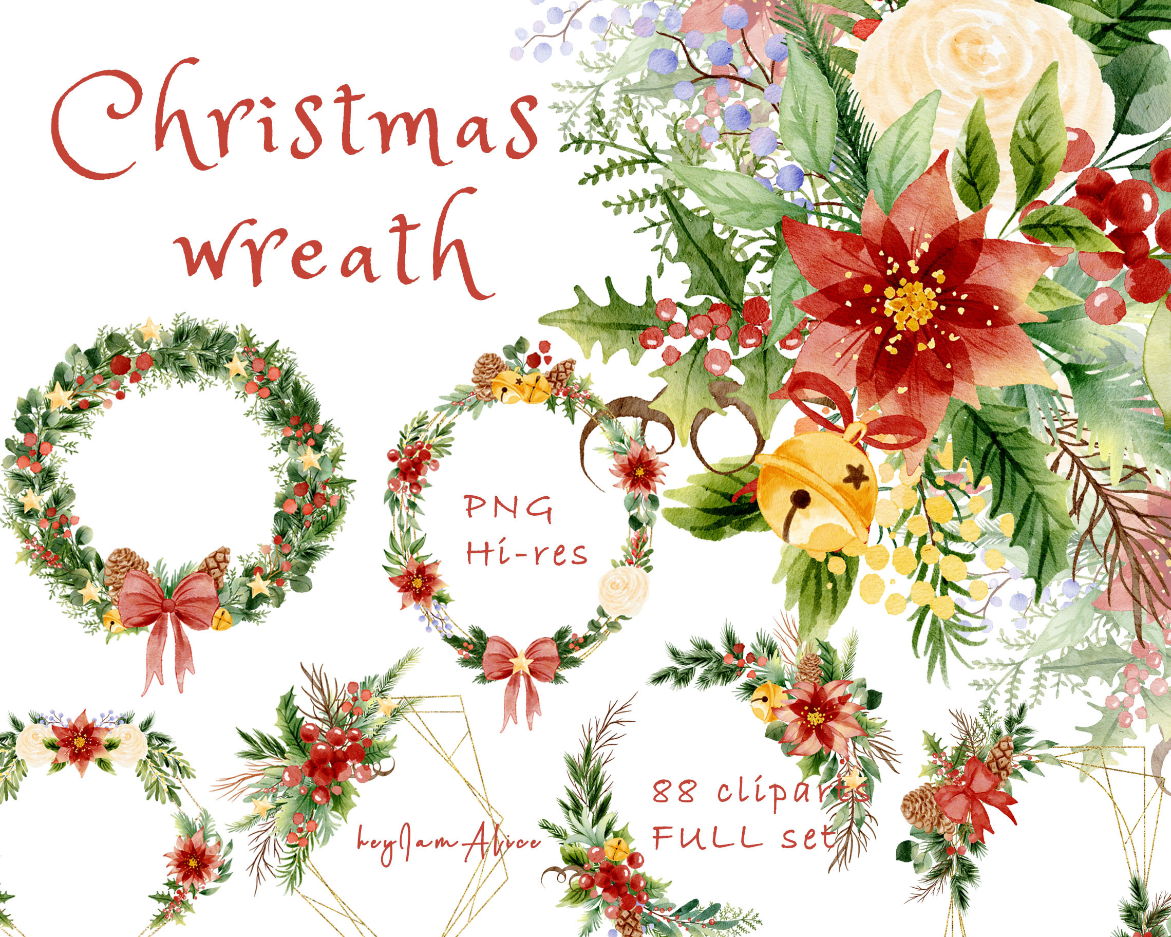 Christmas Wreath clipart