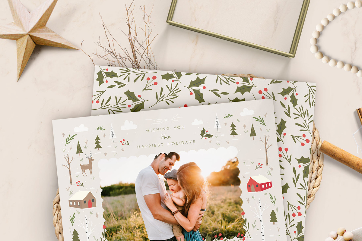 Christmas Card Templates 2024, a Card Template by 7th Avenue Designs