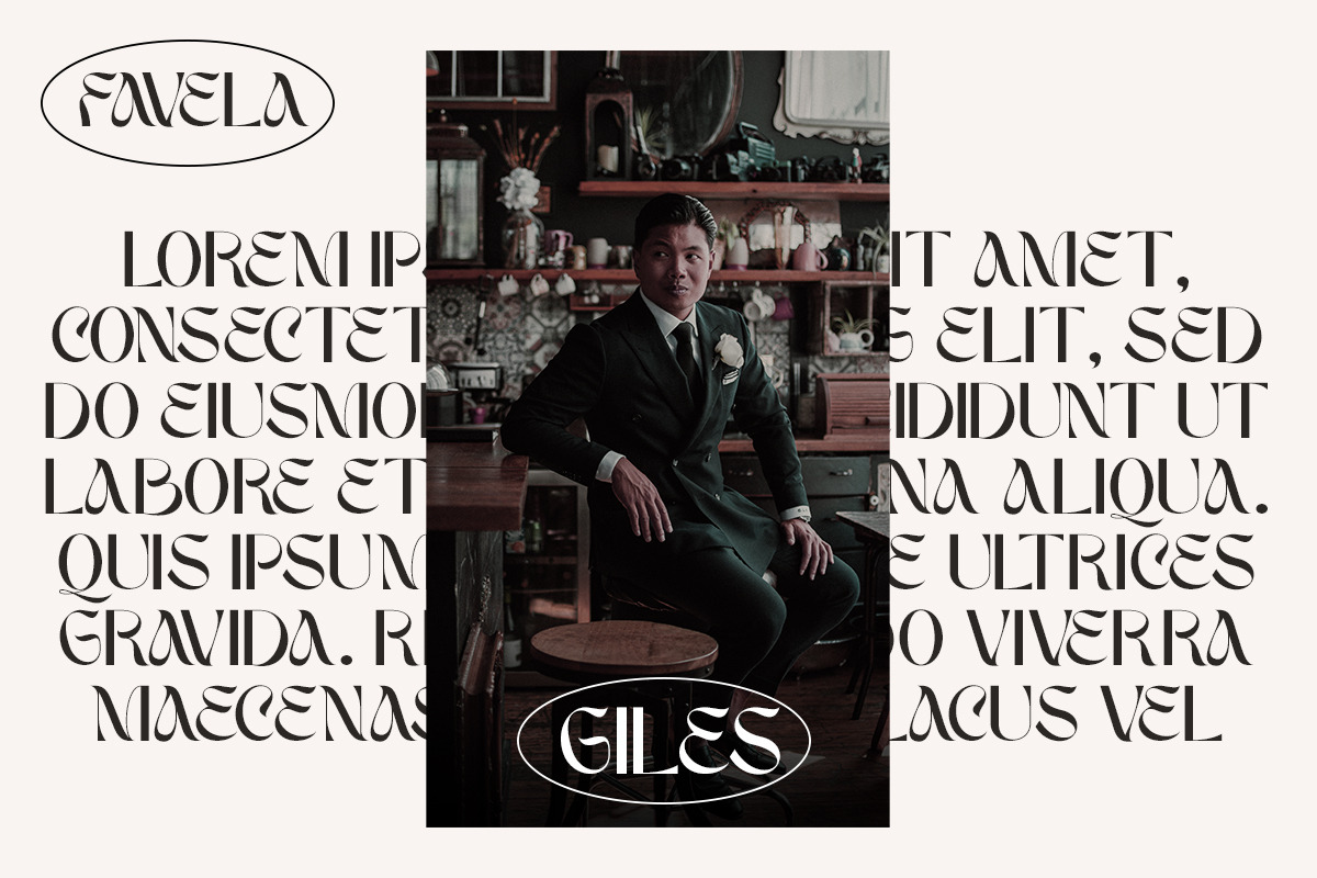 Favela | Stylish Display, a Sans Serif Font by Muntab_Art | favela ...
