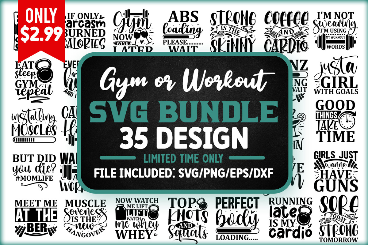 Workout SVG Bundle, an Object Graphic by Regulrcrative