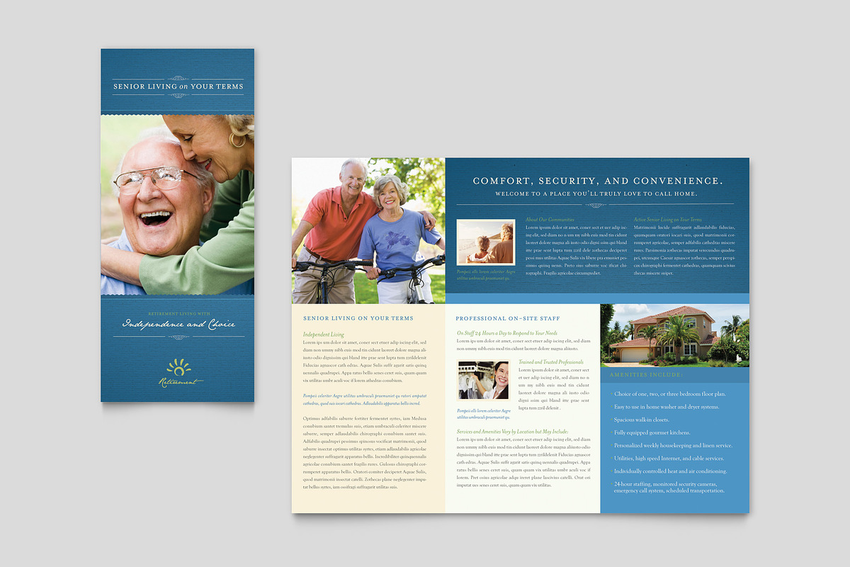 Senior Living Brochure Template