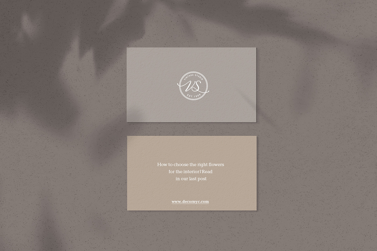 Realistic Card Mockup, a Product Mockup by Digital Breath templates
