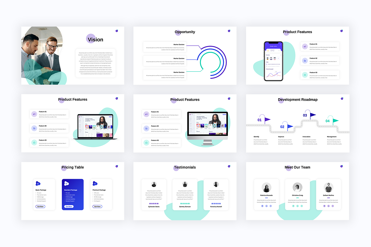 Founder Startup Powerpoint Template, a Presentation Template by Slidesmash