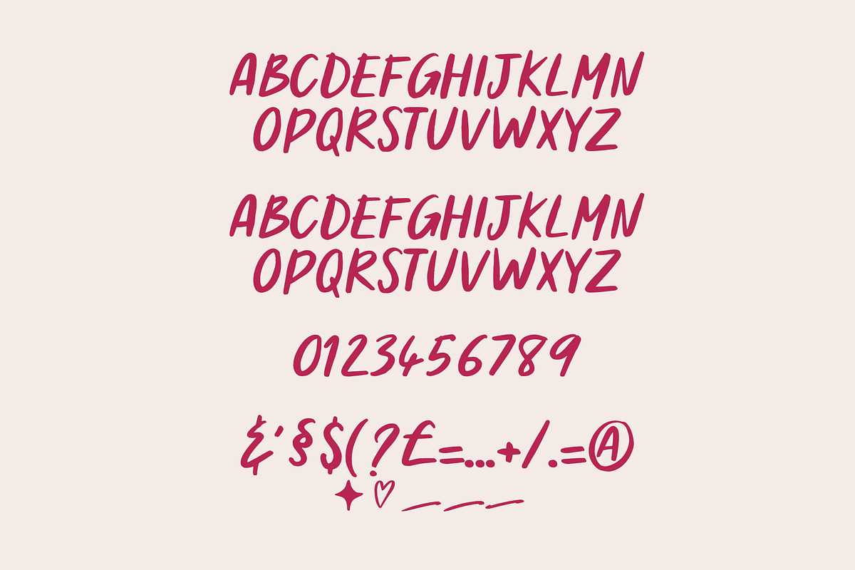 Hummingbirds A Cute Handwritten Font