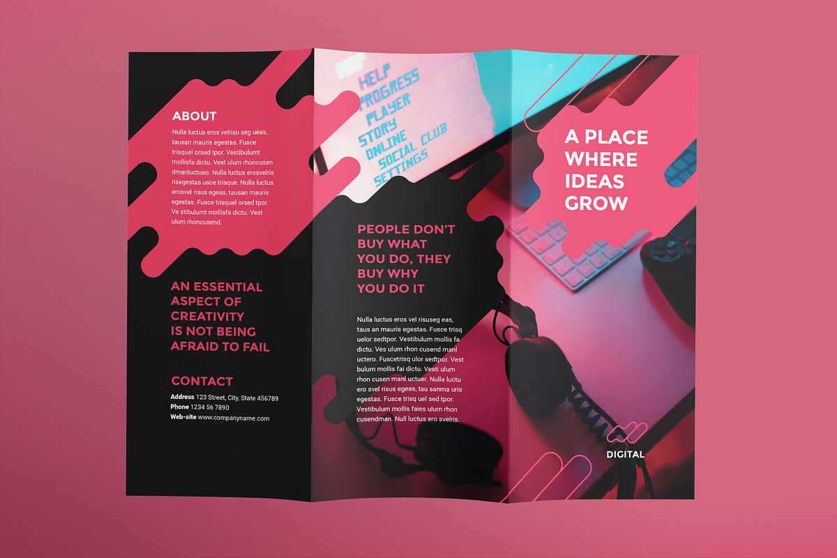 Digital Advert Agency Print Pack, a Marketing Template by TemplatesNow!
