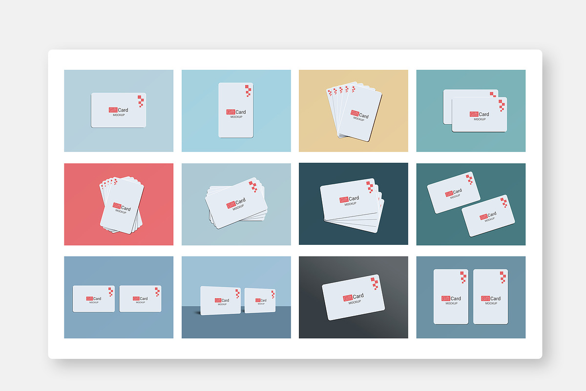 Plastic Card Mockups, a Mockup by alimran24 | Creative Market
