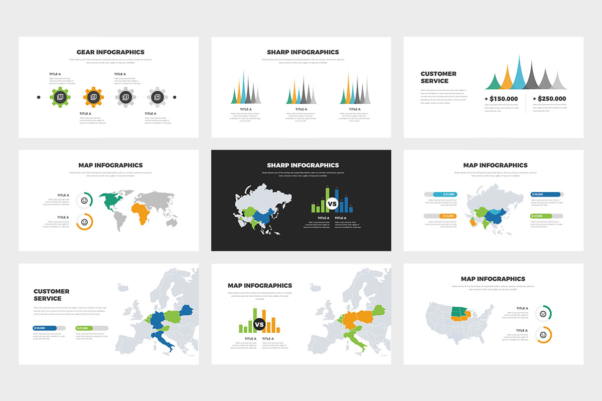 Boom : Chart Infographics Powerpoint, a Presentation Template by Punkl Camp