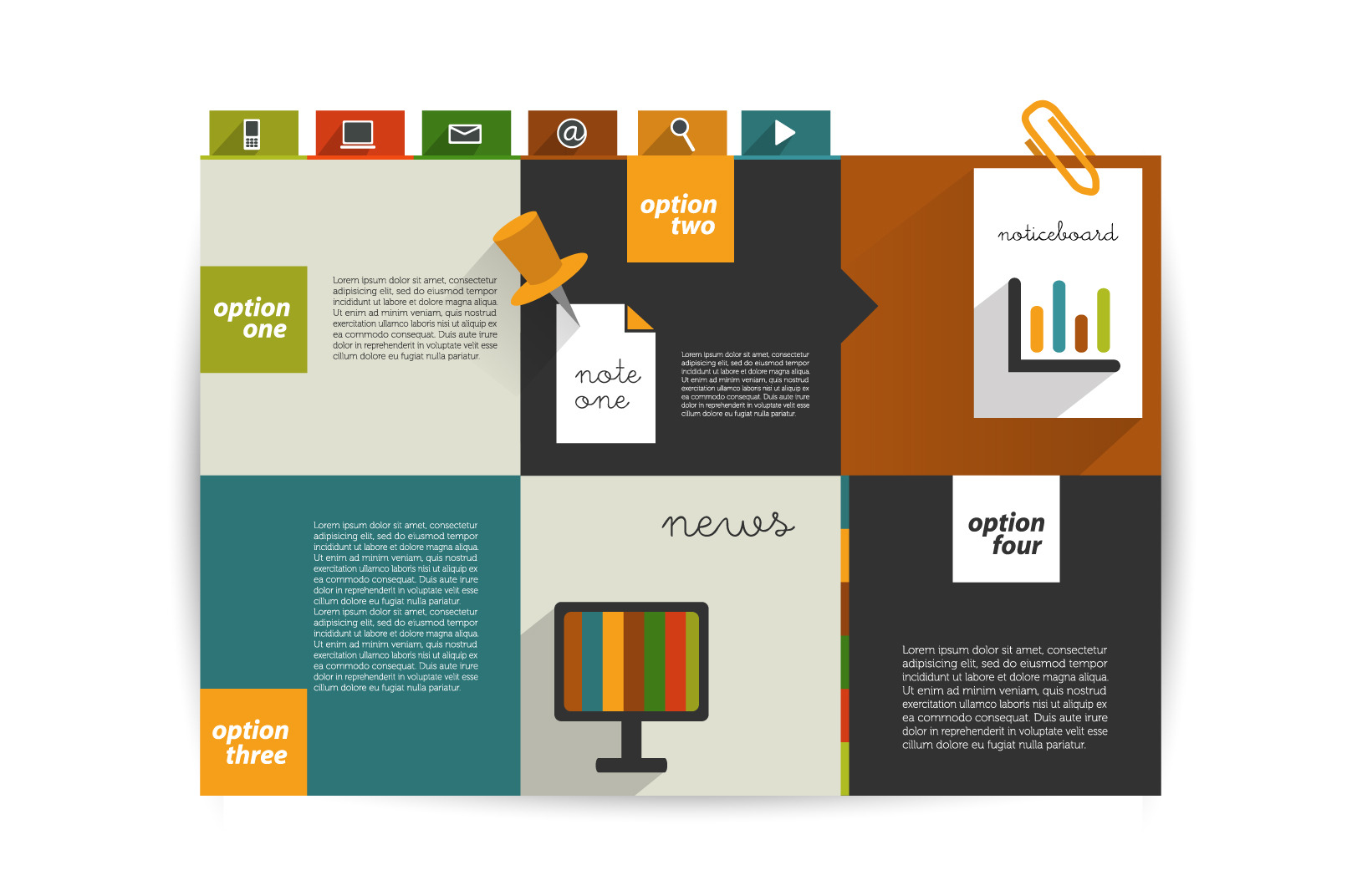 Box diagram, table, schedule., a Templates & Theme by VectorAN